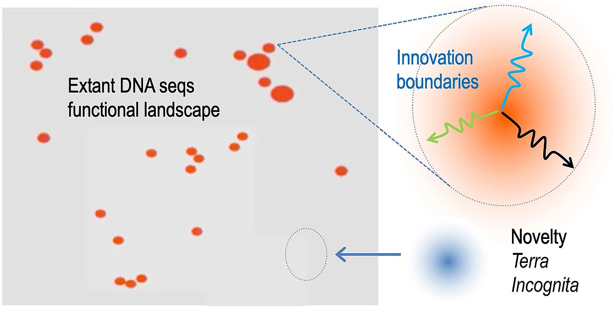 Mix-Up: Innovation versus novelty in microbial systems